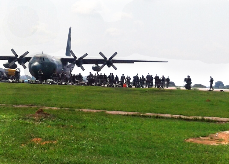 Força nacional , força aérea, exército outubro de 2017 (divulgação ...