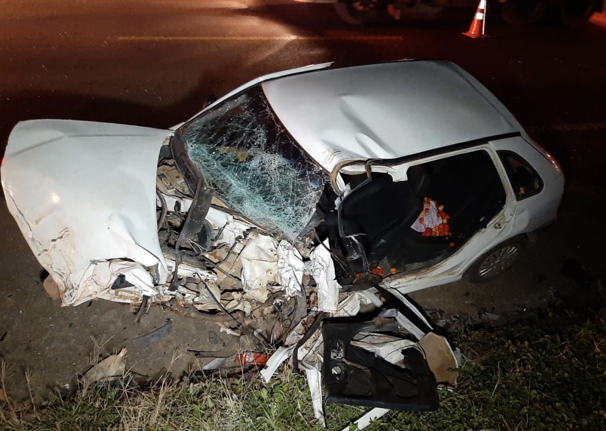 Acidente na BR-163 entre Sinop e Sorriso deixa um morto e dois feridos; assista | Só Notícias