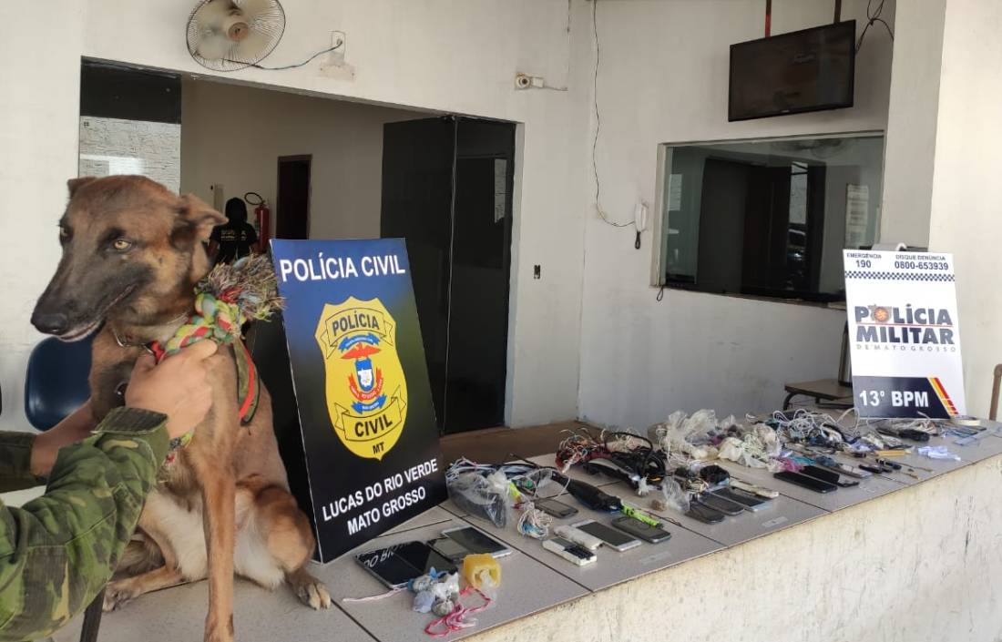 Policiais Apreendem Drogas E Mais De 20 Celulares Em Cadeia De Lucas Do