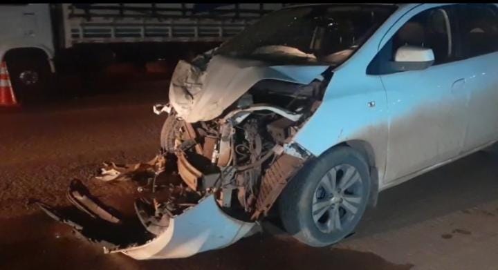 Acidente entre 3 veículos na BR-163 no perímetro urbano de Sinop deixa dois feridos | Só Notícias