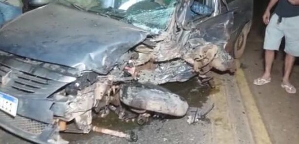 Carro e carreta colidem na BR-163 em Sinop; dois feridos | Só Notícias
