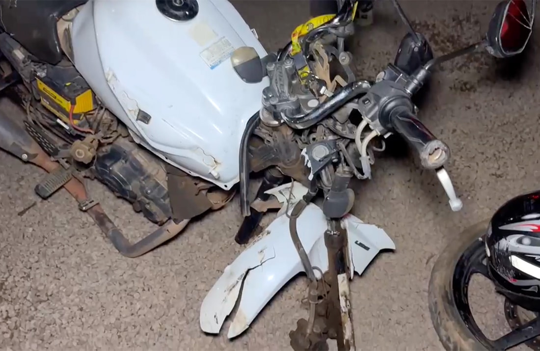 Motociclista é socorrido após acidente com carro na MT-140 em Sinop ...